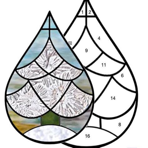 Christmas Stained Glass Patterns Etsy