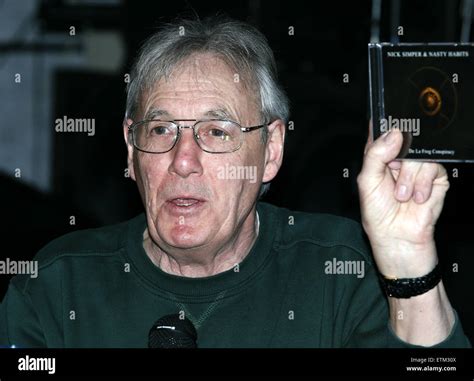 Nick Simper Of Deep Purple Attends A Press Conference At Igor Sandler Production Center