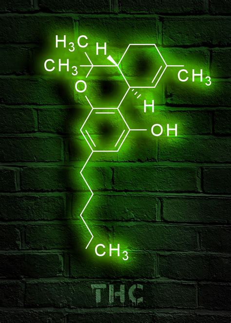 Thc Molecule Wallpaper