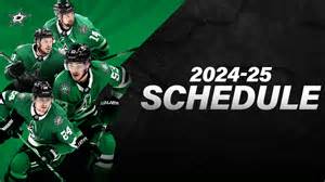 Stars Announce 2024 25 Regular Season Schedule Dallas Stars