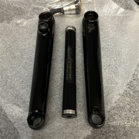 Profile Bmx Racing Boss Cranks 175mm Black 5 58th Spindle Rhd Ebay