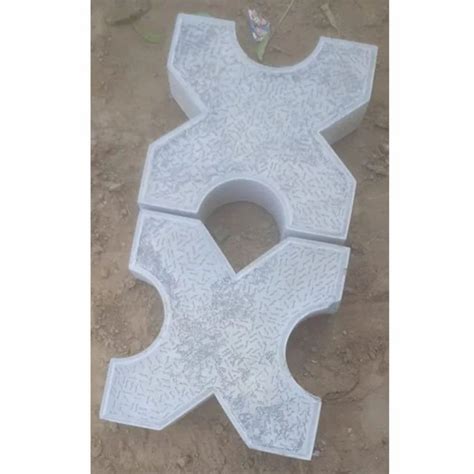 Material Concrete Grey Interlocking Grass Paver Blocks Thickness 30mm At ₹ 40piece In Noida