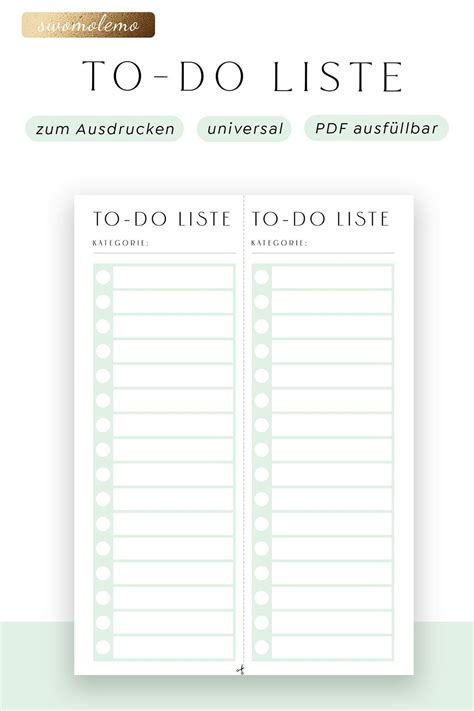 To Do Liste Vorlage Zum Ausdrucken Vrogue Co Vrogue Co