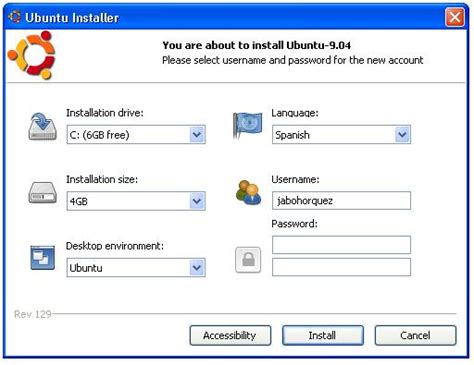 Instalar Ubuntu Con Wubi