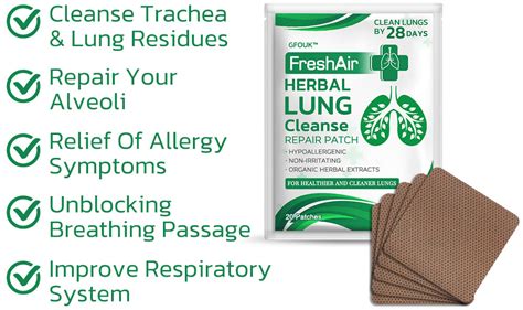 Gfouk Freshair Herbal Lung Cleanse Repair Patch Not Sold In Stores