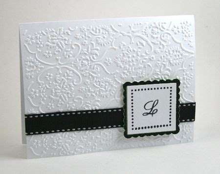 Simple And Classy Monogram Card How To Make A Monogram Card Diy