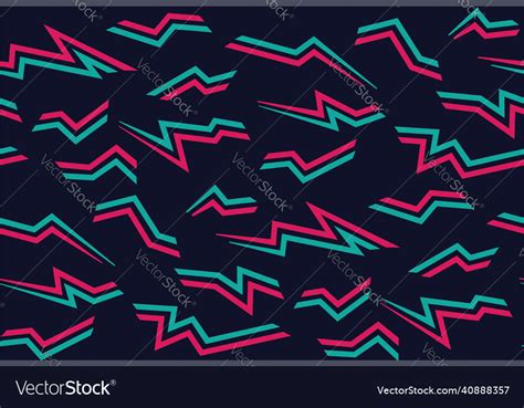 Seamless Geometric Polygon Line Pattern Royalty Free Vector