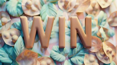 Premium Photo Beige Win Concept Art Poster