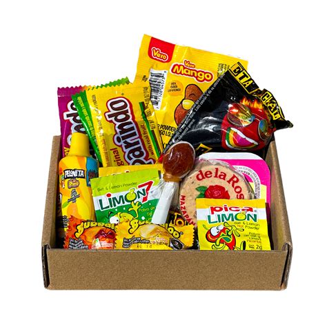 Small Mexican Candy Box 20 Handpicked Mexican Candies Mexicandi