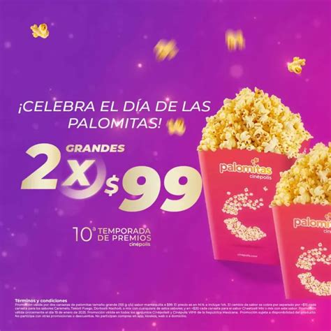 Cinépolis Pone 2 Palomitas Grandes Por 99 Pesos Para Celebrar El Día