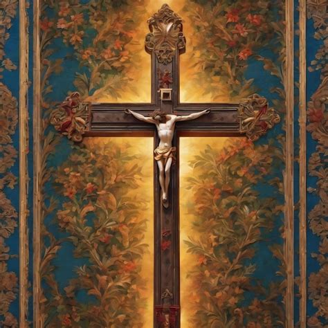 Premium Photo The Pattern Of The Cross And The Cross