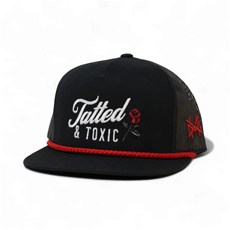 Tatted And Toxic Trucker Hat · Mad Hatter Wholesale