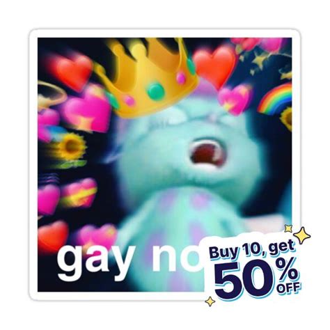 King Bibble Gay Noise Sticker For Sale By Frootbydafoot Goofy