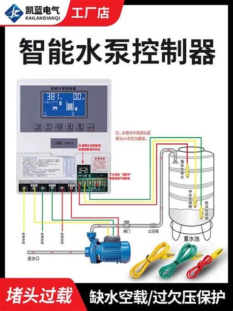 Fully Intelligent Water Level Sensing Pumping Remote Control Switch