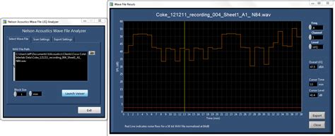 Wave File Analyzer Screenshot Viacoustics