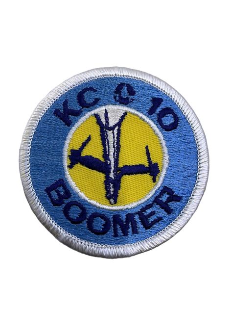 Us Usaf Kc10 Boomer Stratotanker Squadron Patch Crest Military