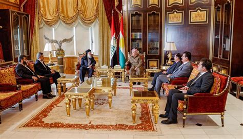 سەرۆک بارزانی لەگەڵ شاندێکی باڵای بزووتنەوەی ئیسلامی کوردستان کۆدەبێتەوە