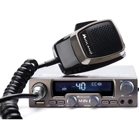 Midland M20 Emisora Cb Multiestándar Y Multimedia Emisoras Banda Ciudadana Microfonos