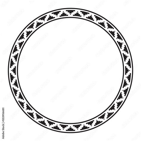 Vintage Circle Frame Png File Stock Illustration Adobe Stock