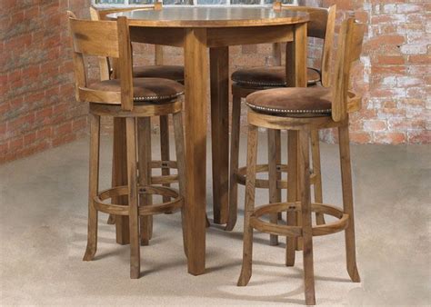 Round Pub Style Table And Chairs The Ultimate Home Dining Experience
