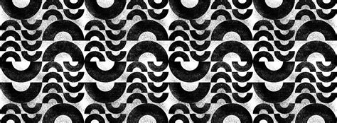 Monochrome Vintage Geometric Wave Pattern Wallpaper For Modern Interiors