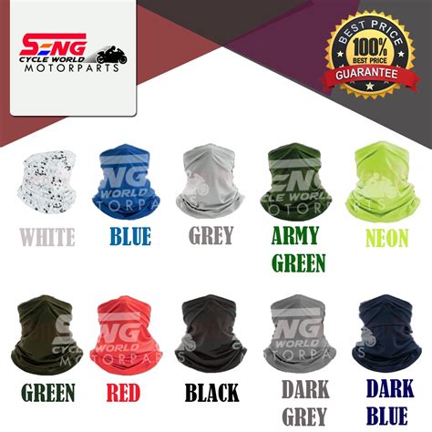 Face Buff Face Mask Head Protector Scaft Band Camouflage Food Deliverly