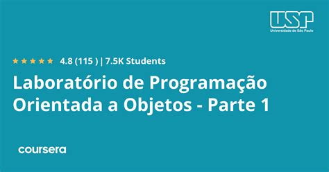 Laboratório De Programação Orientada A Objetos Parte 1 Coursya