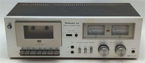 No Technics M6 Stereo Cassette Deck Model Rs M6 Not Tested Kraft