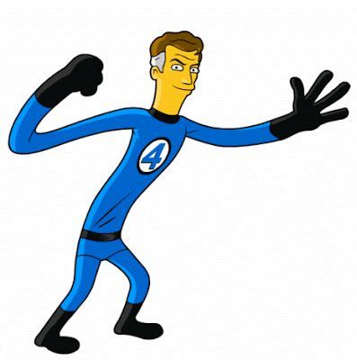 Springfield Punx Mr Fantastic Thumbs Up Mr Fantastic Png Mr