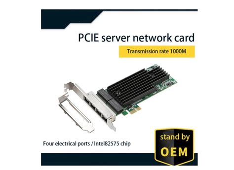 Intel i portas gigabit placa de rede pci express x placa adaptador de rede frete grátis