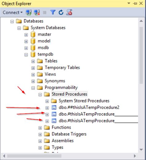 Create Temporary Stored Procedures In Sql Server
