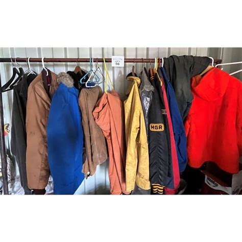 Rack Of Assorted Jackets Etc