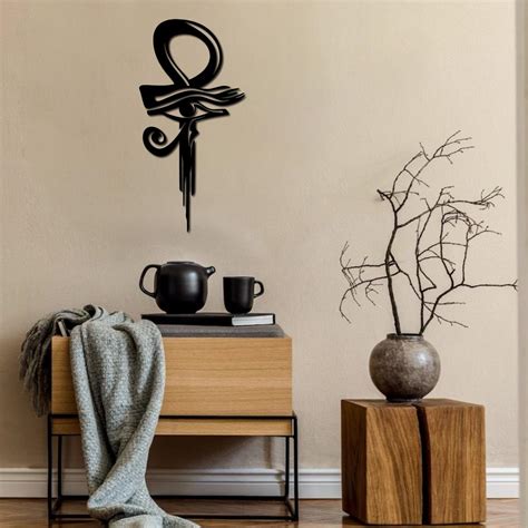 Ankh And Eye Of Horus Metal Wall Decor Eye Of Horus Wall Decor Home