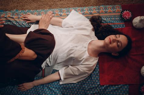 Premium Photo Thai Man Making Classical Thai Massage Procedure To
