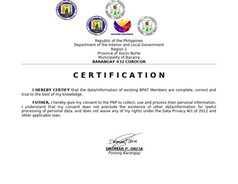 32 Corocor Bpat Certification Pdf