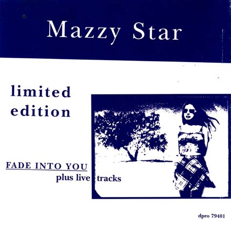 Mazzy Star Fade Into You Plus Live Tracks Ep On The Wave