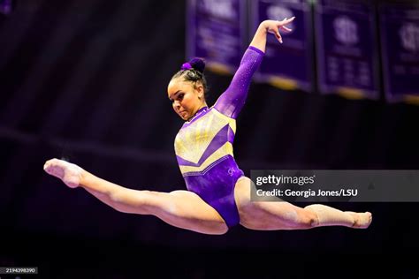 Konnor Mcclain Of The Lsu Tigers In Action During A Meet Against The