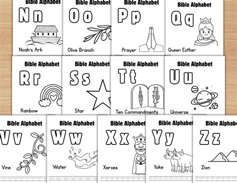 Christian Alphabet Coloring Sheet Preschool Letter Tracing Biblical