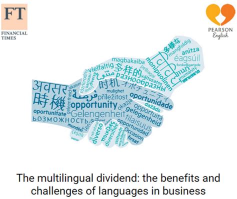 The Multilingual Dividend Multilingualism In The Workplace Archive
