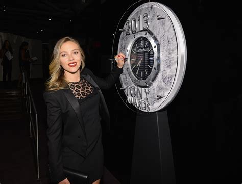 Scarlett Johansson Leggy Wearing A Little Black Dress At The 67th