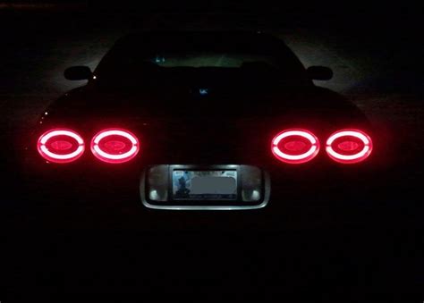 1997 2004 C5 Corvette Led Halo Tail Lights Vette Lights