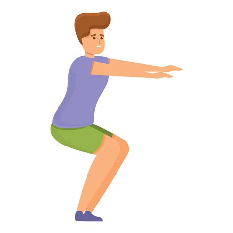 Home Training Sit Down Icon Cartoon Style 14255930 Vector Art At Vecteezy