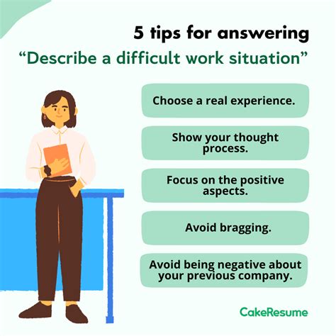 Tips On Answering “how Did You Handle A Difficult Situation” Cakeresume