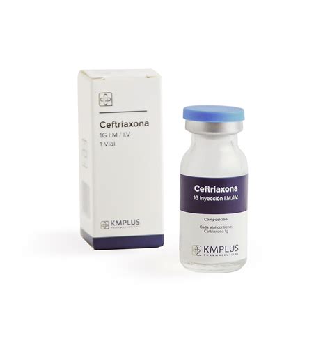 Ceftriaxona 1g Kmplus