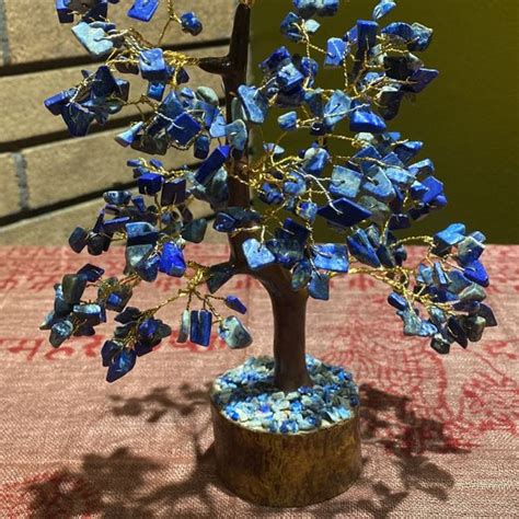 Katmandu Trading Company Art Lapis Lazuli Tree Of Life Statue