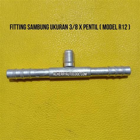 Jual ~ ~ ~ ~ ] Fitting Sambung Ukuran 3 8 X Pentil Model R12 Shopee Indonesia