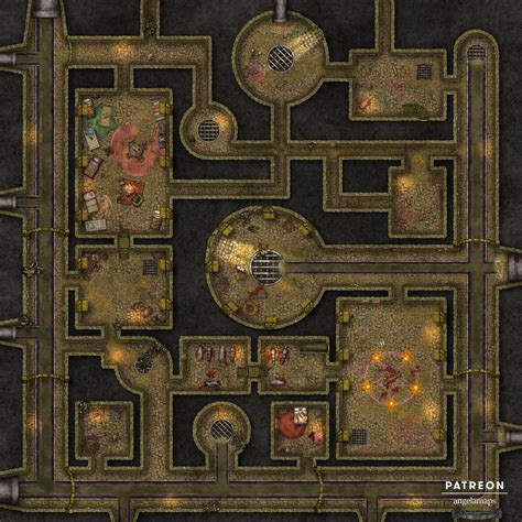 The Sewer Angela Maps Free Static And Animated Battle Maps For Dandd And Other Rpgs
