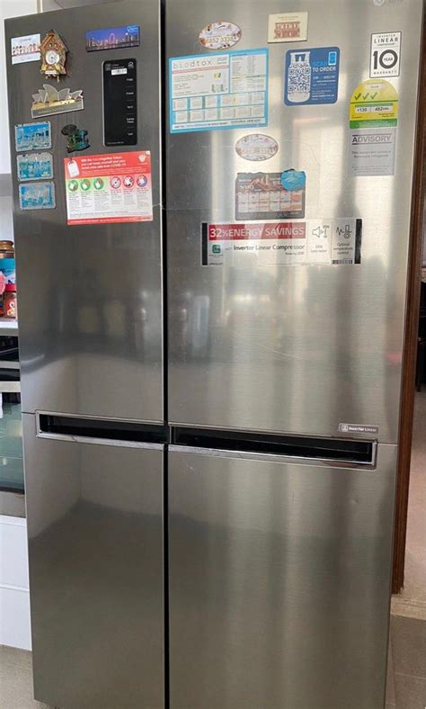 Lg Inverter Linear 2 Door Fridge Tv And Home Appliances Kitchen Appliances Refrigerators