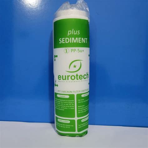 Eurotech Taiwan Ppf Filter Sediment Filter Cartridge For Ro Plant