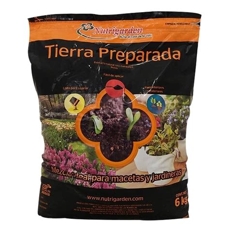 Tierra Preparada Nutrigarden Para Macetas Y Jardineras 6 Kg Walmart